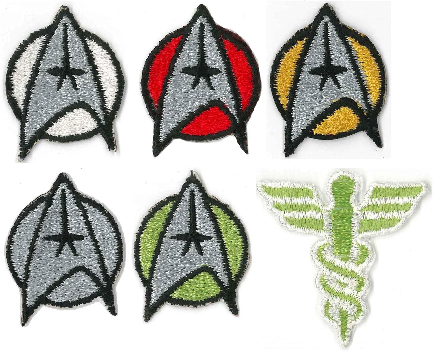 Patch Bundle of 6 - Star Trek The Motion Picture - Insignia - 1979 ...