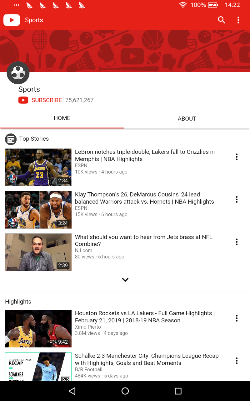 Sports For YouTube : Amazon.ca: Apps for Android
