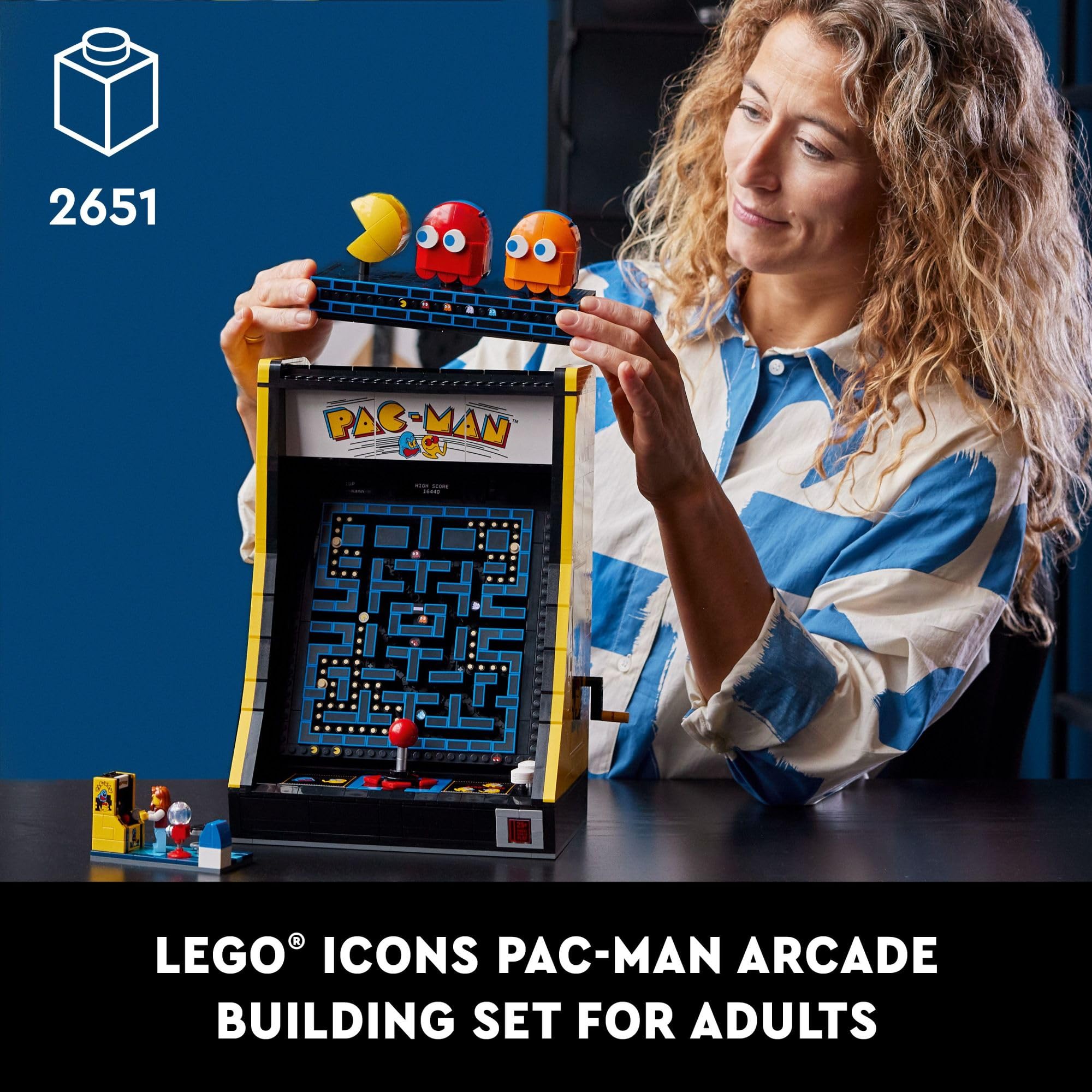 Mua Icons PAC-Man Arcade Building Kit, Build a Replica Model of a ...