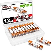 WAGO 221 Lever Nuts 12pc Compact Splicing Wire Connector Assortment ...