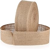 Amazon.com: Burlap Ribbon for Craft DIY Natural Jute Burlap Lace Ribbon ...