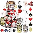 Amazon.com: 24 Pieces Casino Cake Topper Set with Mini Toy Slot Machine ...