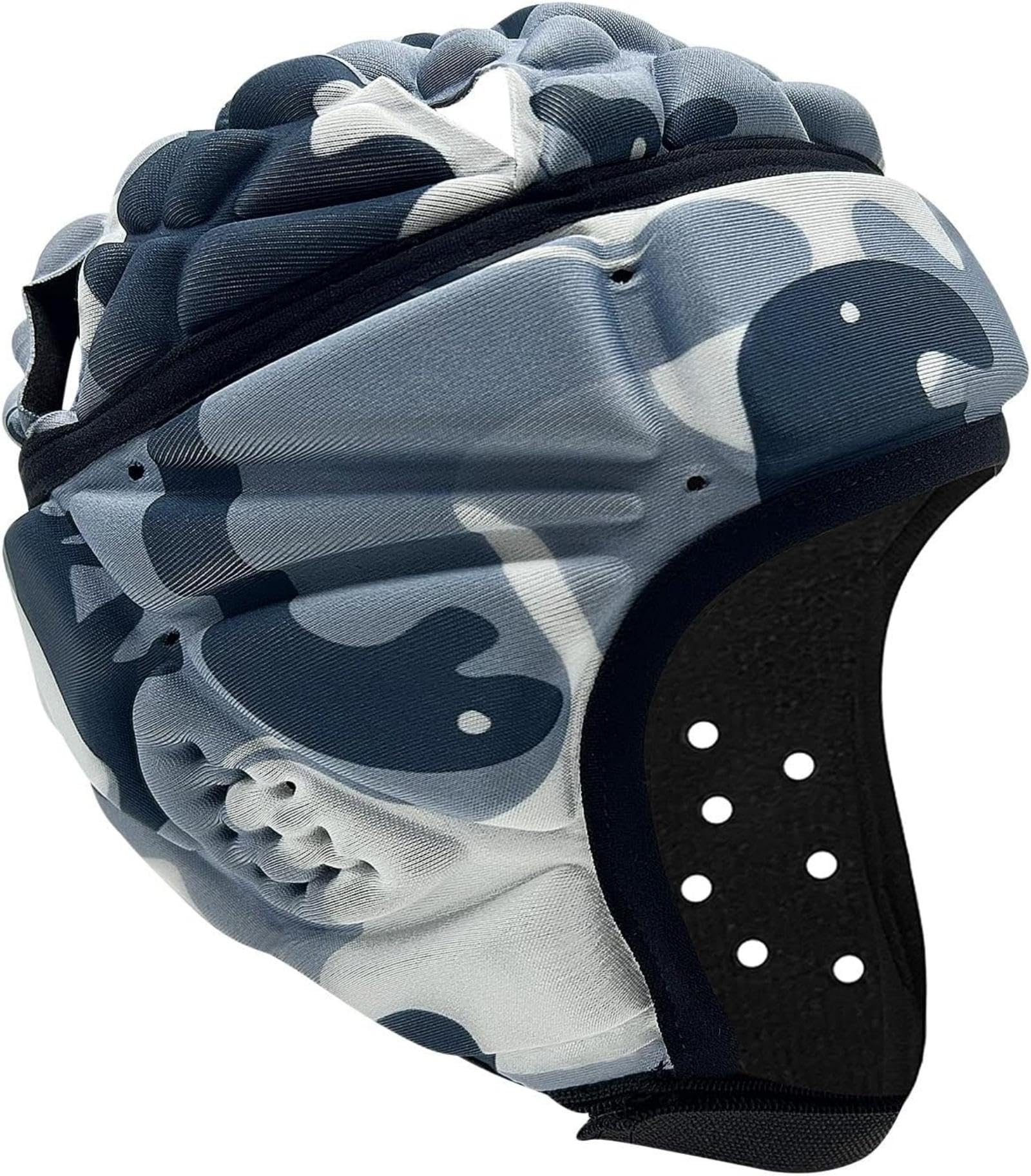 Soft Padded Headgear Hockey Helmet 7v7 Soft Shell Head Protector Soccer ...