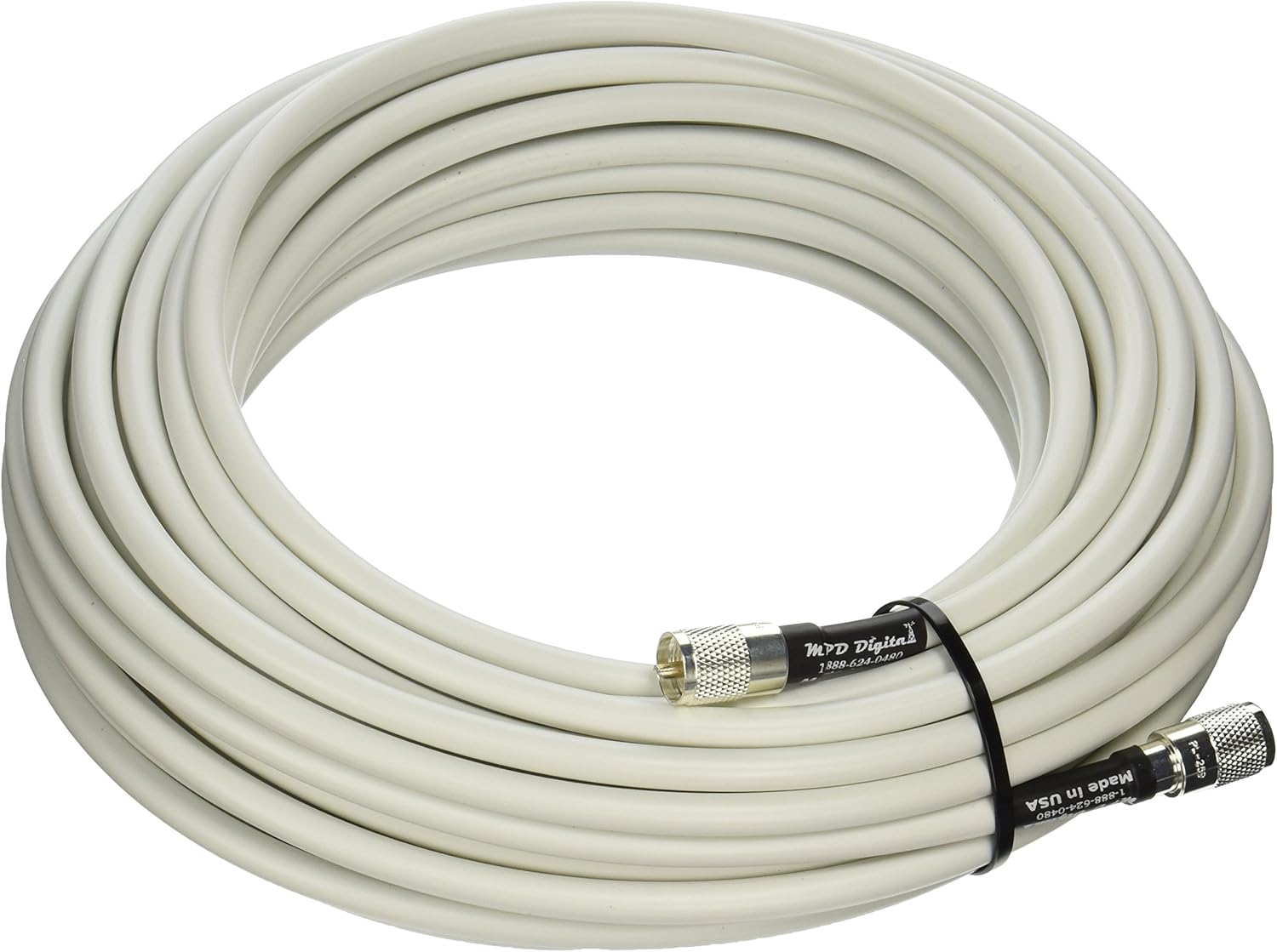 Amazon.com: MPD Digital LMR400-W-PL259-65ft White UV Protected Marine ...