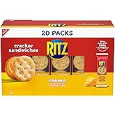 Amazon.com: RITZ Cheese Sandwich Crackers, School Snacks, 48 Snack ...
