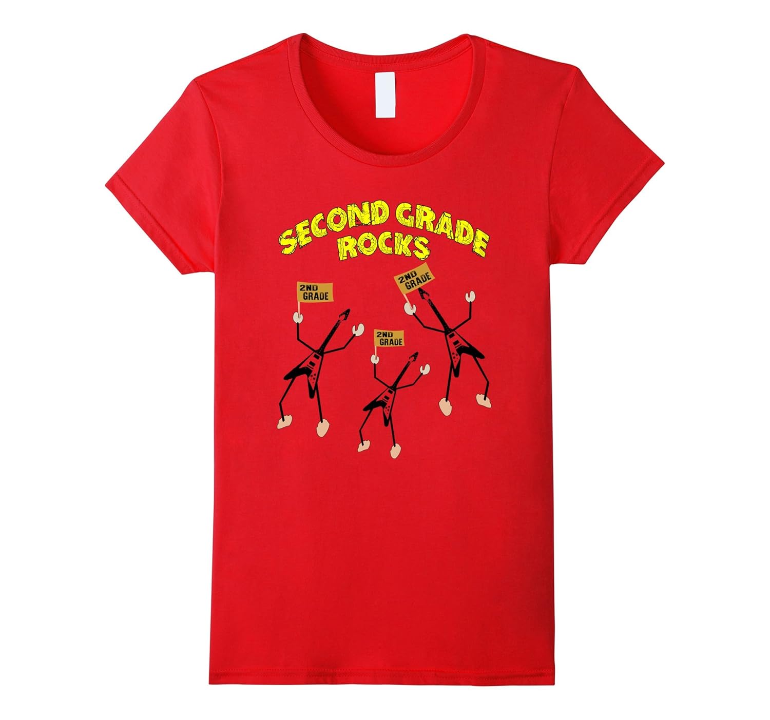 Second Grade Rocks Tshirts Teacher 2nd Back To School Shirt-4LVS ...