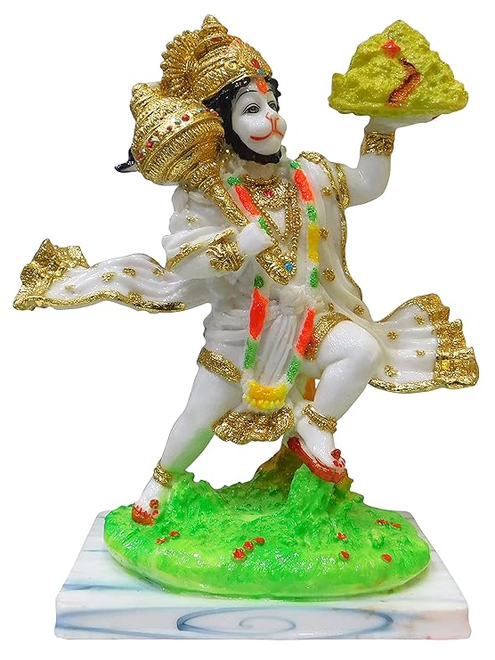 Buy Hanuman Idol Pavan Putra Hanuman Statue Home Bajrang Bali Murti ...