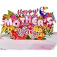 Amazon.com : Happy Mother Day Pop Up Mothers Day Card by 22CRAFT - Mothers Day Pop Up Card 6"x 8 ...