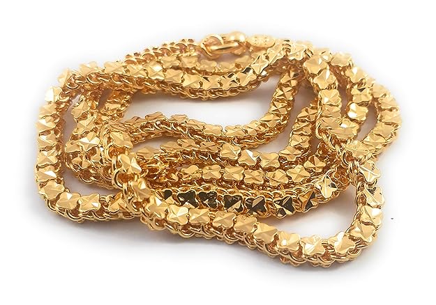 Buy AFJ GOLD Copper Gold Plated Chain For Women Yellow At Amazon in buy-afj-gold-copper-gold-plated-chain-for-women-yellow-at-amazon-in