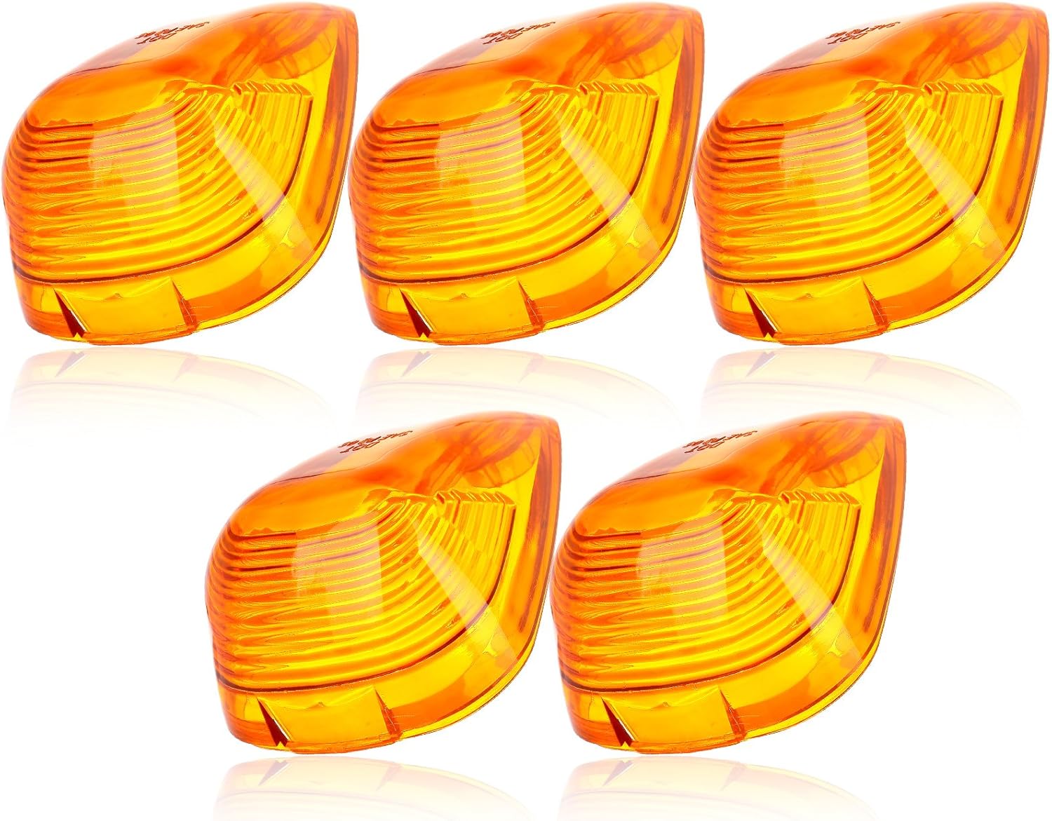 Amazon.com: cciyu Cab Marker Light 5x Amber Top Clearance Roof Running ...