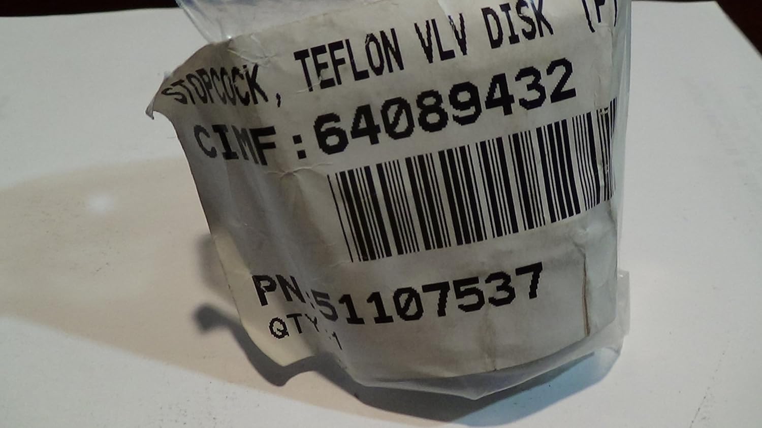 Mettler-Toledo 51107537 Stopcock with PTFE Valve Disc tillescenter Luer ...