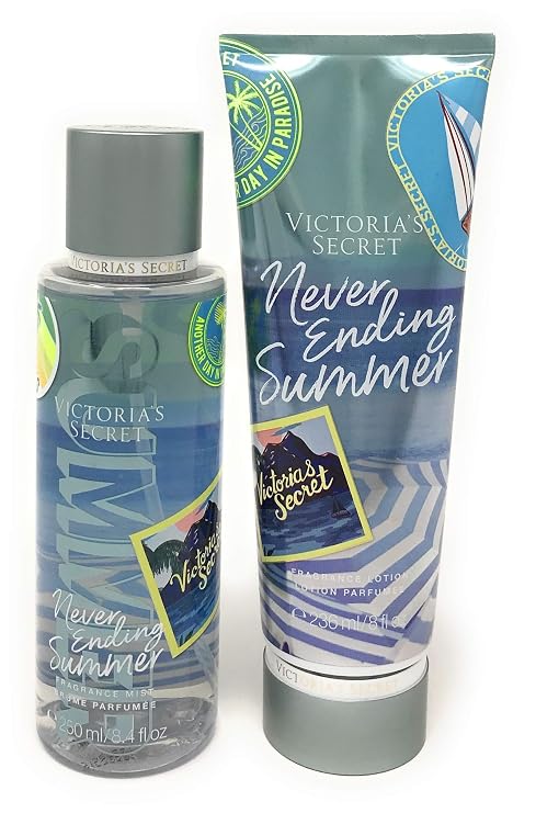 Amazon.com : Victoria’s Secret Never Ending Summer Body Mist and ...