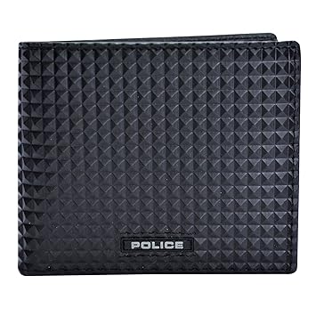 Buy POLICE Men's Slim Wallet - Black at Amazon.in