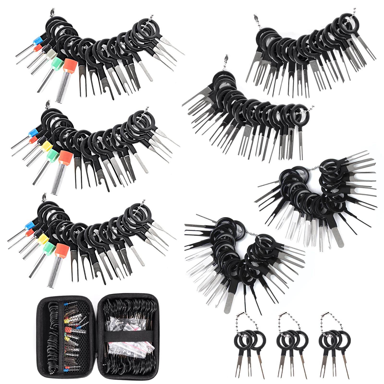 Terminal Removal Tool Kit 139 Pcs Depinning Tool Electrical Connector ...