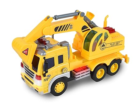 Buy Maxx Action Construction Excavator Toy Truck Online at Low Prices ...