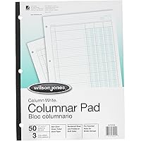 Amazon.com : Column Pad, 3 Column, 3-7/16" Wide, 40 Line/Page, 11"x8-1/ ...