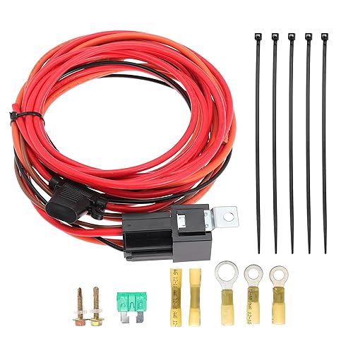 Electric Fuel Pump Relay Fuel Pump Wiring Harness Kit 40 AMP Relay ...