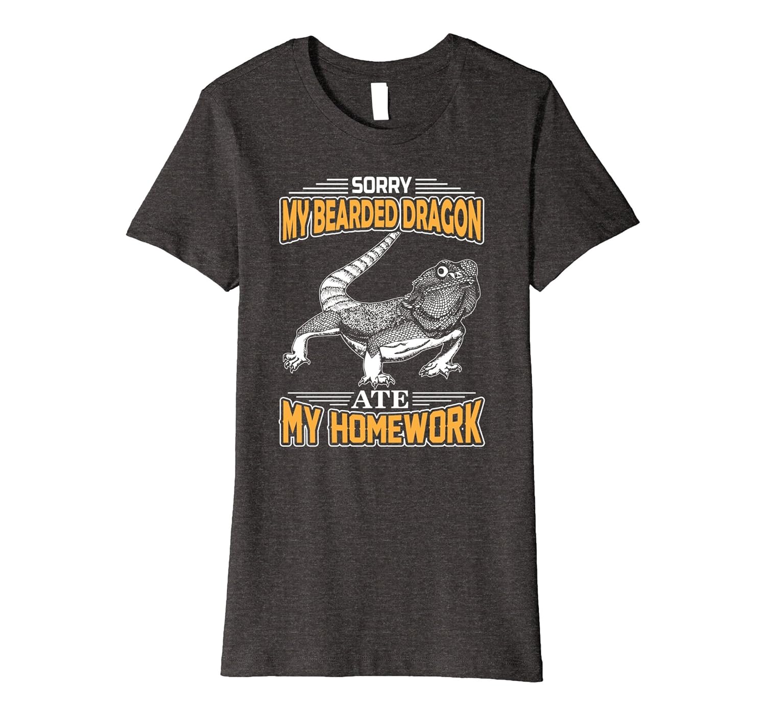 Bearded Dragon Shirts For Kids – Ate My Homework T Shirt-4LVS – 4loveshirt