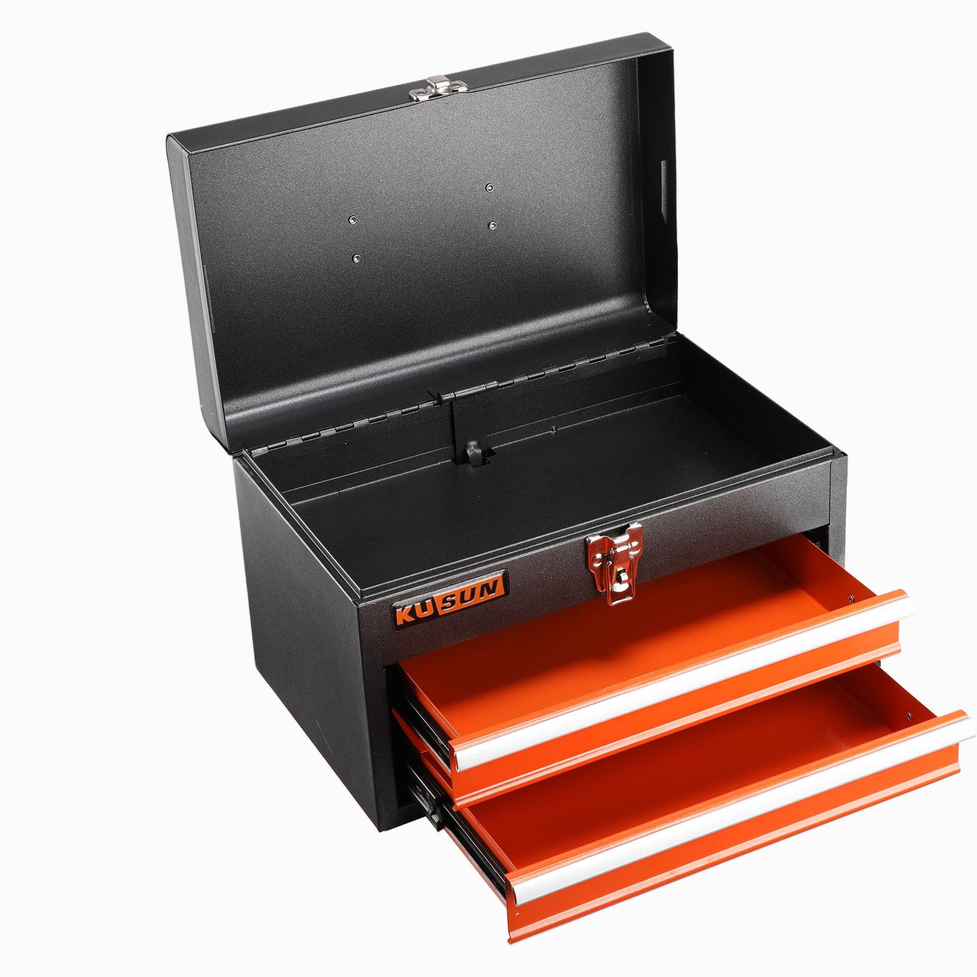 Mua Kusun 14 Inch Metal Tool Box with Deep Top Compartment and 2 ...