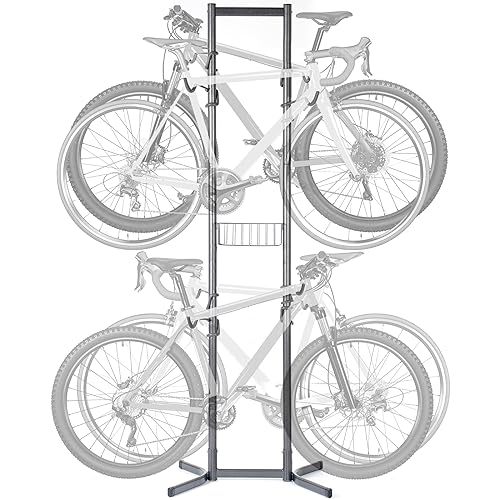 Standing Bike Rack by Delta Cycle - Tool-Free Adjustable Bike Floor ...