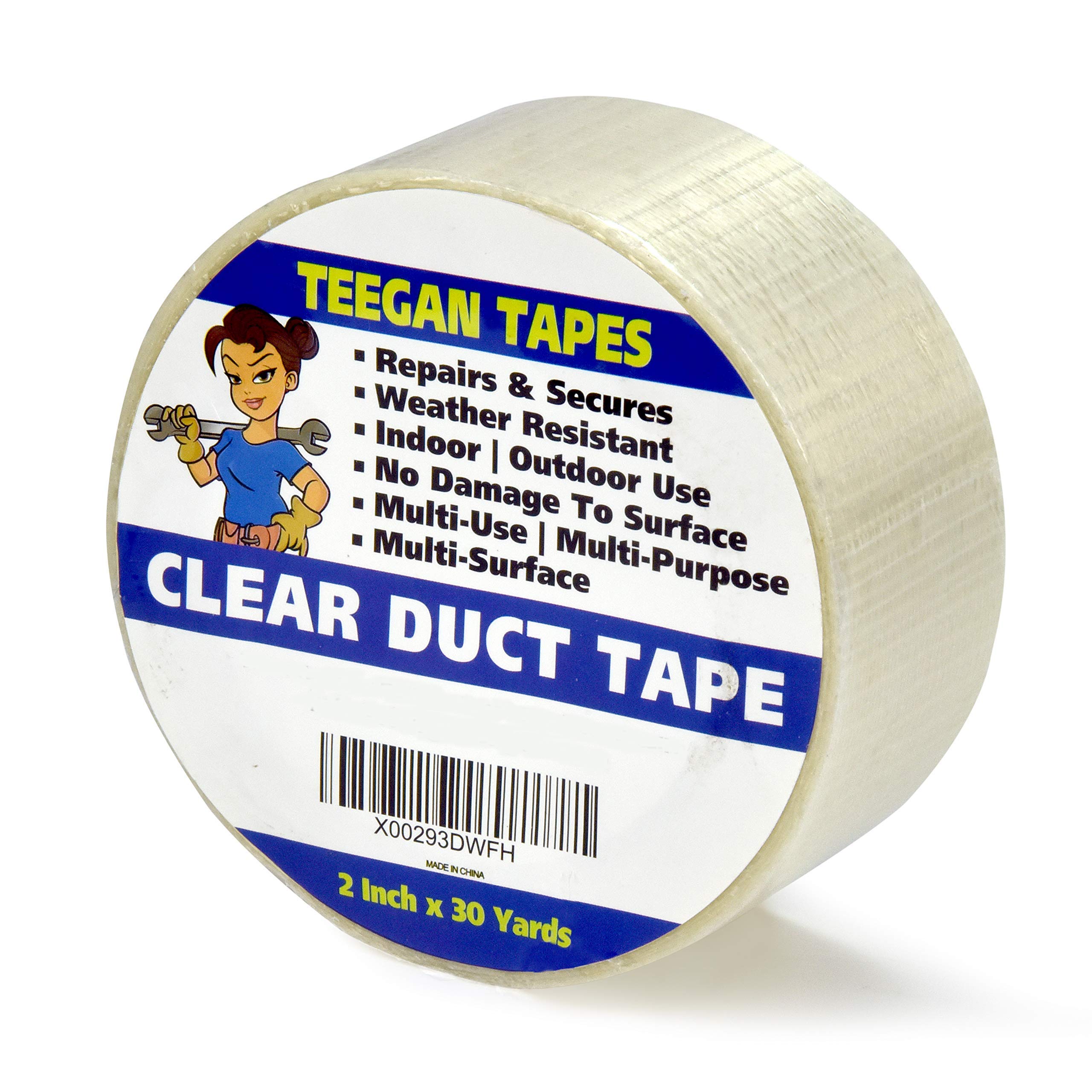 Gaffer Power Clear Filament Duct Tape | Heavy Duty Waterproof Strapping ...