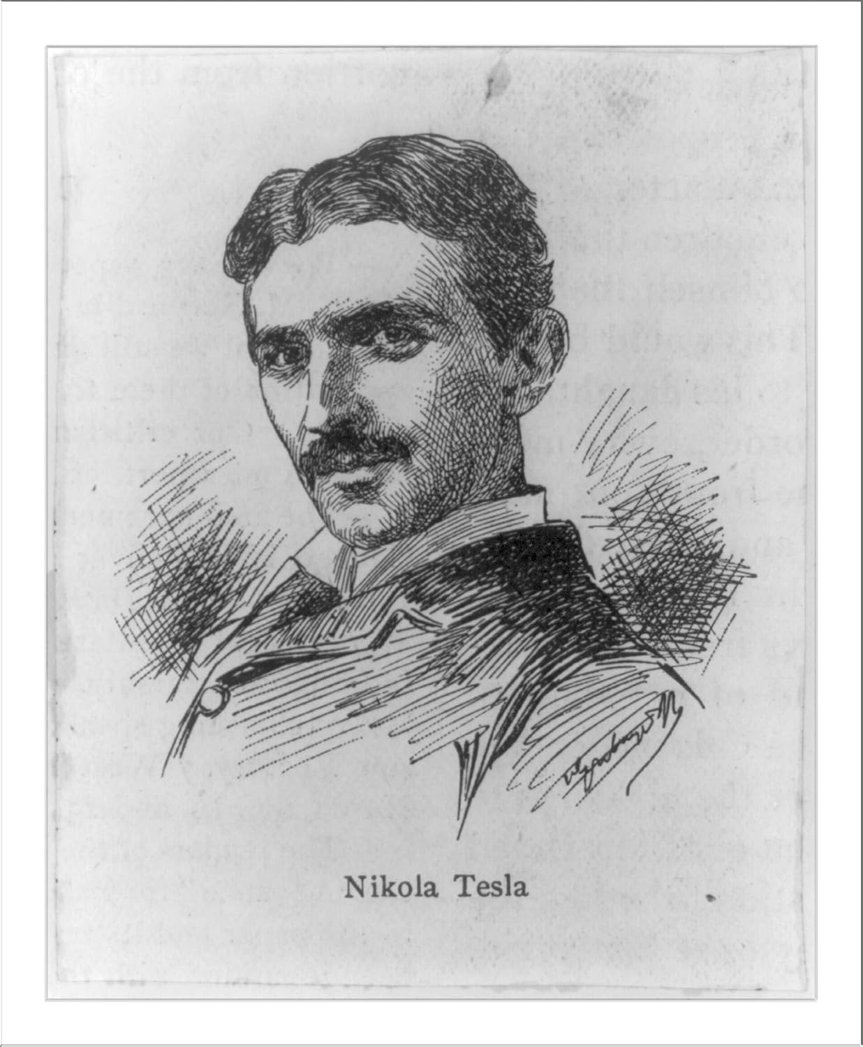 Amazon.com: Historic Print (M): [Nikola Tesla]: Posters & Prints