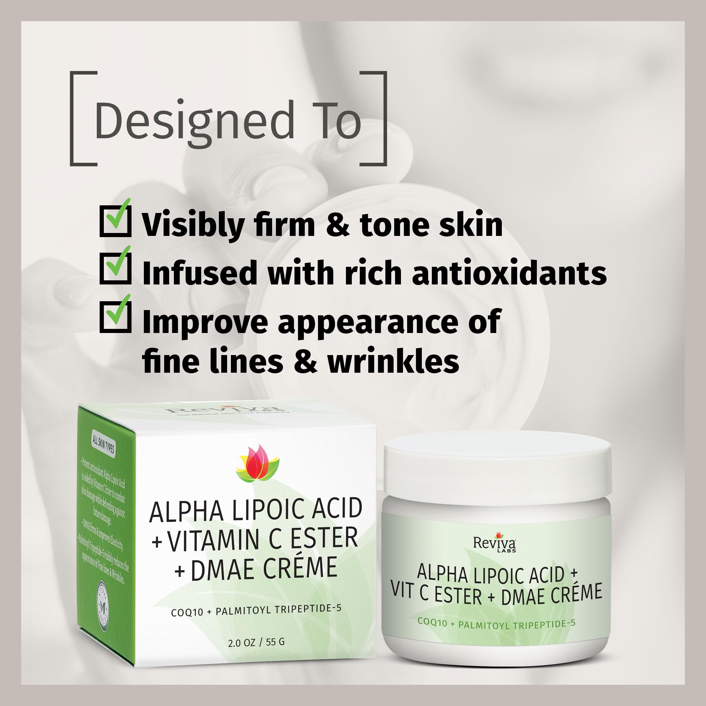 Mua Reviva Labs DMAE Cream with Alpha Lipoic Acid, Vitamin C Ester ...