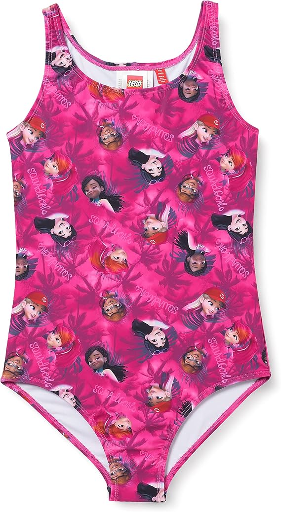 LEGO Girl's Friends Swimsuit One Piece : Amazon.co.uk: Clothing