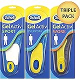 Scholl Insoles Women's Everyday, Gel Active, UK Shoe Size 3.5-7.5 ...