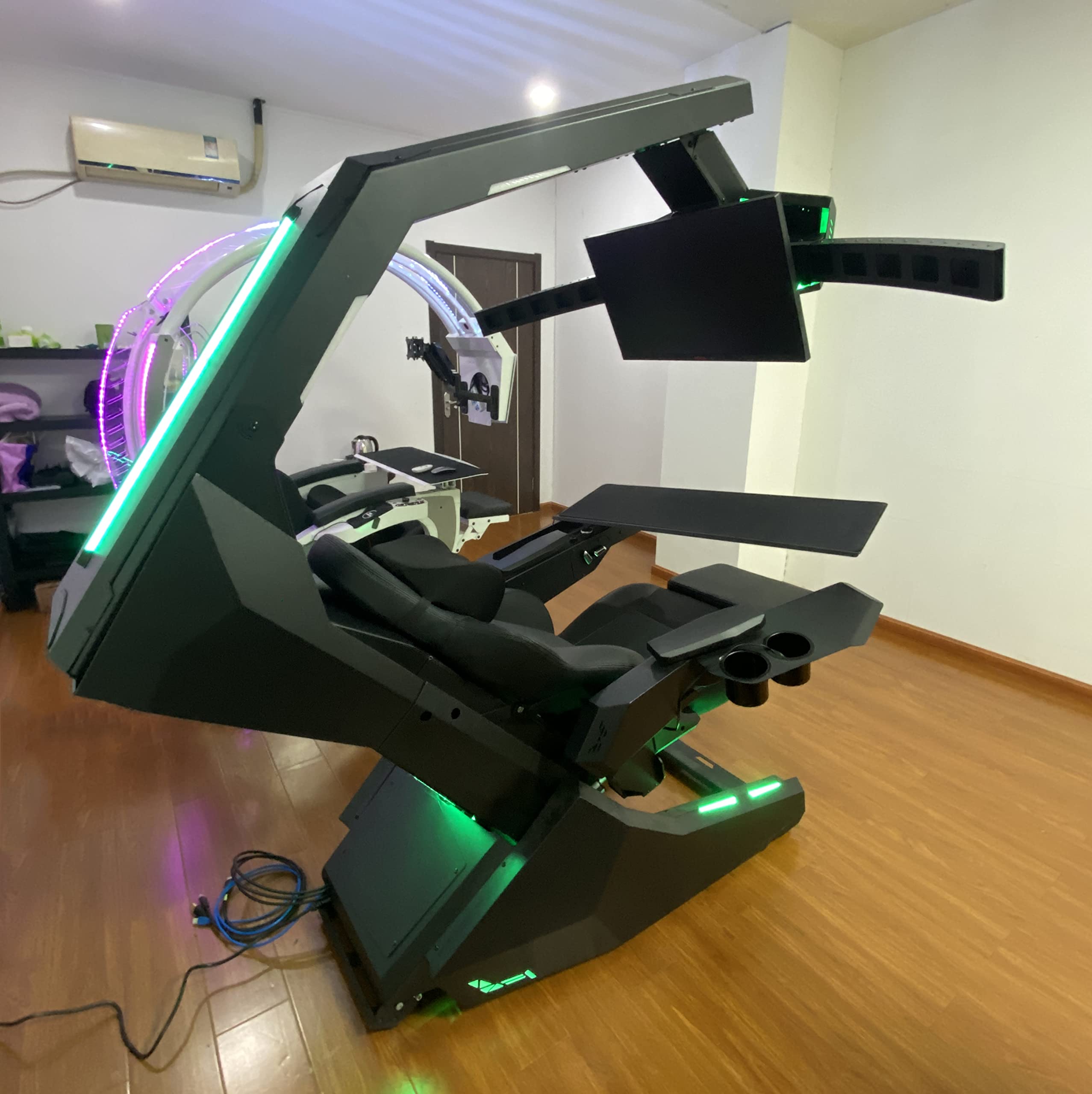 Mua IMPERATOR WORKS R1 Pro Black Racing PU Gaming Chair Computer ...