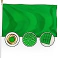 Amazon.com : XIFAN Premium Nylon Solid Green Flag 3x5 Outdoor, Double ...