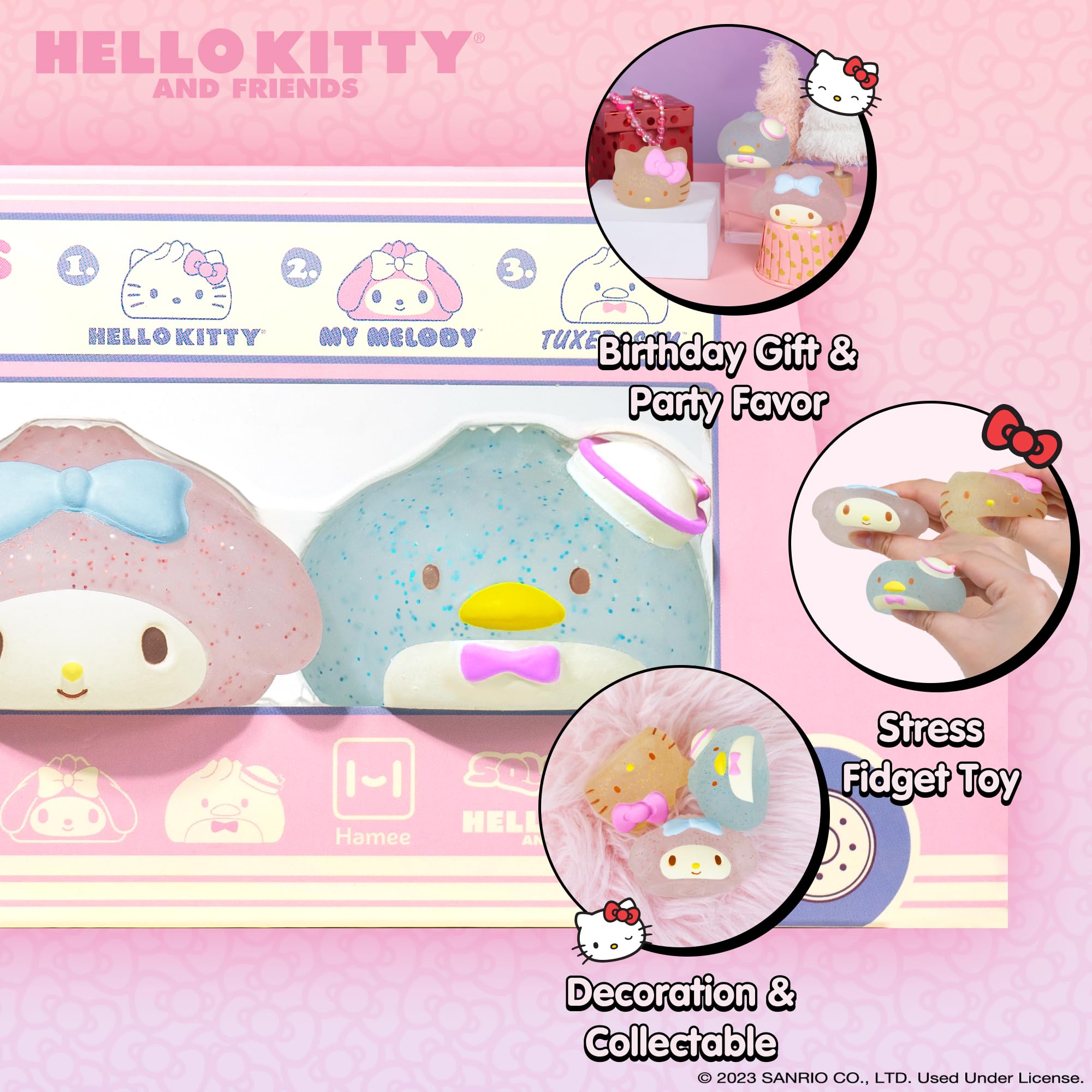 Mua Hamee SquiSHU Sanrio Gold Glitter Steam Bun Squishy [Cute Water ...