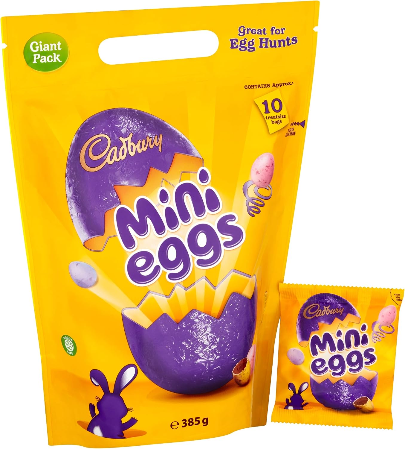 Amazon Cadbury Mini Eggs Large Easter Chocolate Bag 385 G 