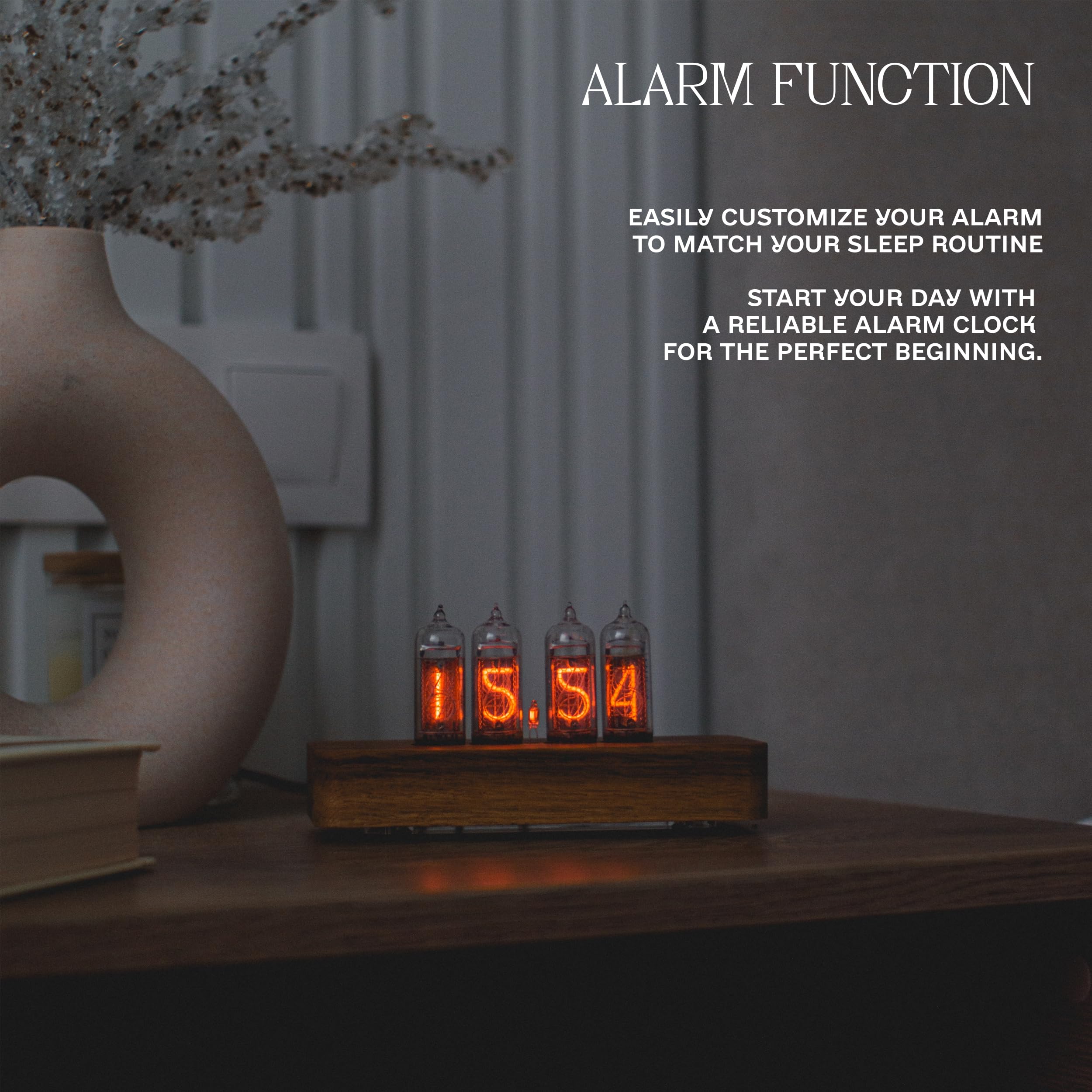 Mua Authentic Nixie Tube Clock with Replaceable IN-14 Nixie Tubes ...