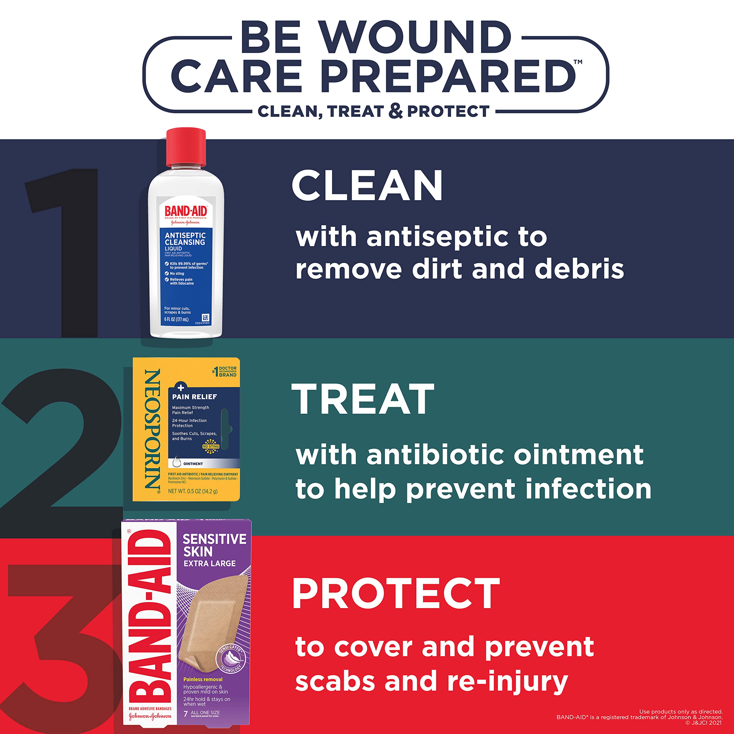 Mua Band-Aid Brand Antiseptic Cleansing Liquid, First Aid Antiseptic ...
