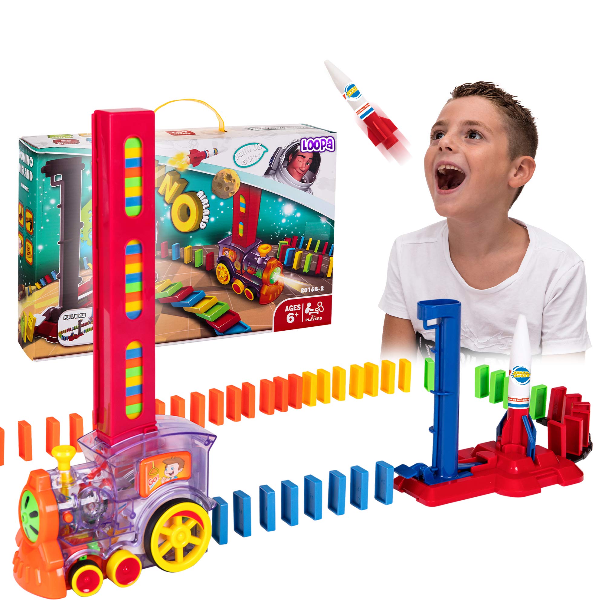Mua Domino Train Set - Dominoes for Kids, Domino Train Toy Machine ...