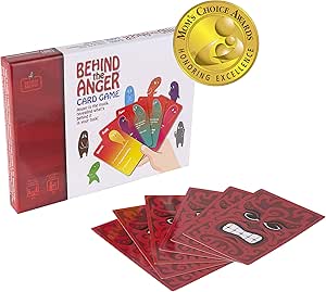 Amazon.com: Behind The Anger Card Game for Families - Anger Management ...