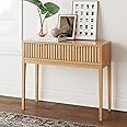 Amazon.com: Nathan James Virgo Wood Accent Storage Console Sofa Table ...