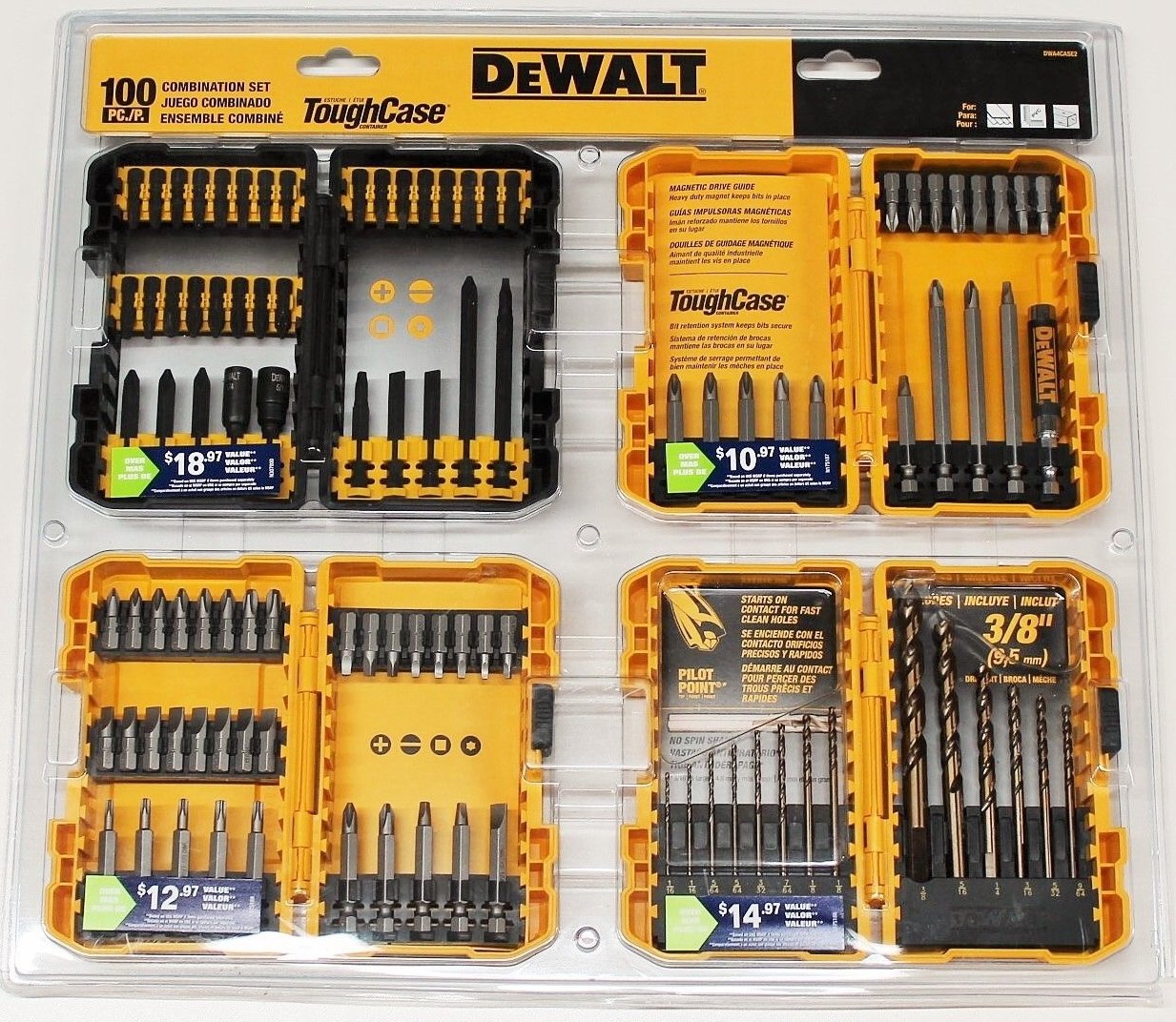 Mua Dewalt 100-piece Impact Screw Driving Bit Set trên Amazon Mỹ chính ...