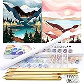 Amazon.com: BAISITE Paint by Numbers Kit for Adults Beginners,12" Wx16 ...