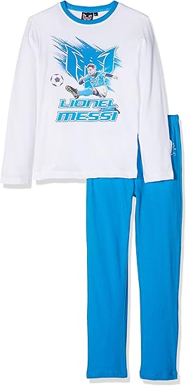 Lionel Messi Boy's Messi Pyjama Sets, White, 6 Years: Amazon.co.uk ...