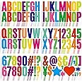 Amazon.com: 800 Pieces 48 Sheets Letter Stickers Large Alphabet Number ...