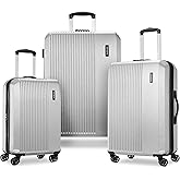 Amazon.com | Samsonite Element XLT Hardside Set Silver | Luggage Sets