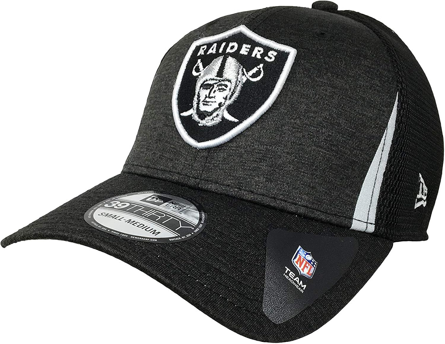 Amazon.com: Oakland Raiders 39Thirty Flex Fit Hat NFL Football Curve ...