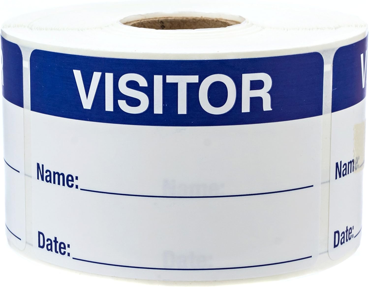 Amazon.com : 500 Visitor Pass/Identification Labels Stickers/Easy to ...