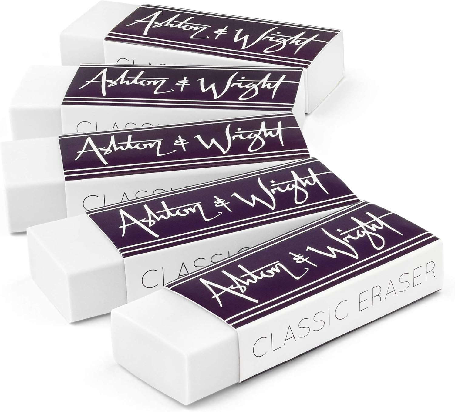 Ashton and Wright - Classic Eraser - Latex Free Plastic Rubber - Pack ...