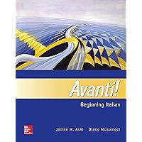 Amazon.com: Avanti!: Beginning Italian, 2nd Edition: 9780073386249 ...