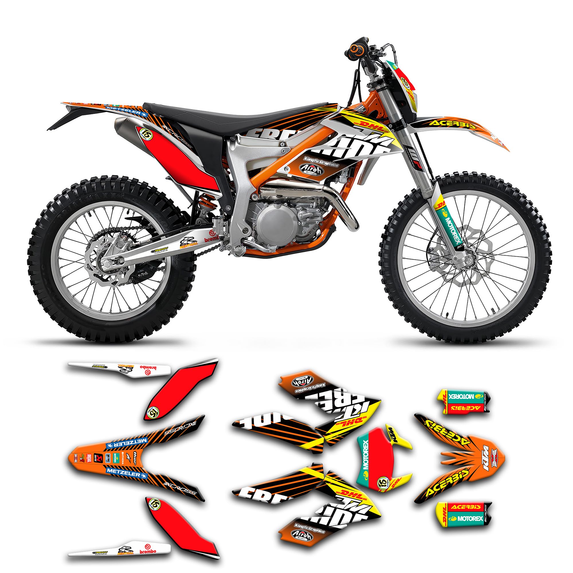 Mua KUNGFU GRAPHICS Fits KTM KTM Freeride 250 350 2012 2013 2014 2015 ...