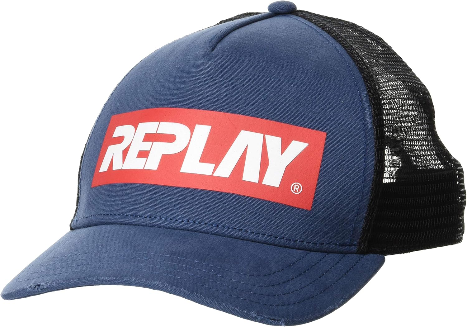 Replay Mesh Baseball Cap Men's Blue: Amazon.co.uk: Clothing