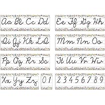 Poster CURSIVE Handwriting ALPHABET POSTERS, Printable Classroom Decor ...